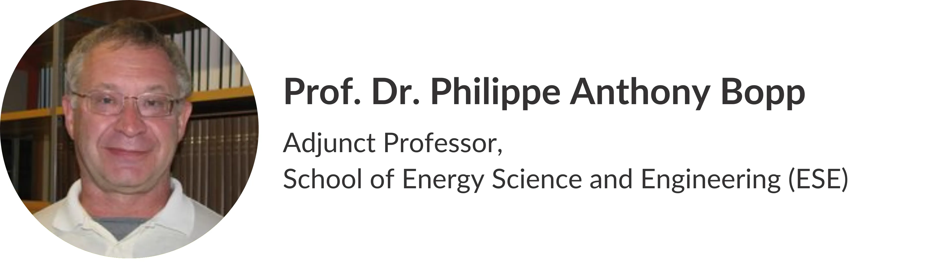 Faculty & Adjunct Professors (ESE): Philippe Anthony Bopp | VISTEC: Vidyasirimedhi Institute of ...